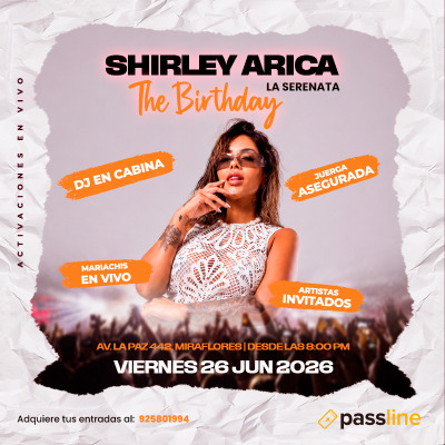Passline - Shirley Arica Bday 2