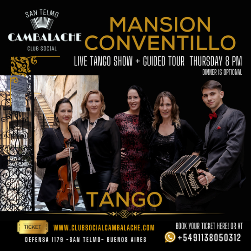 Passline - JUEVES 18 DE SEPTIEMBRE - 21 HS – TANGO– Tango Vivo ...