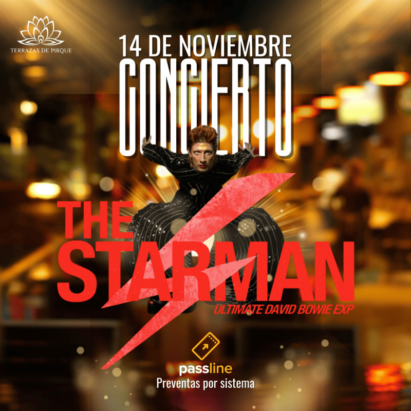 Passline - CONCIERTO STARMAN TRIBUTO DAVID BOWIE