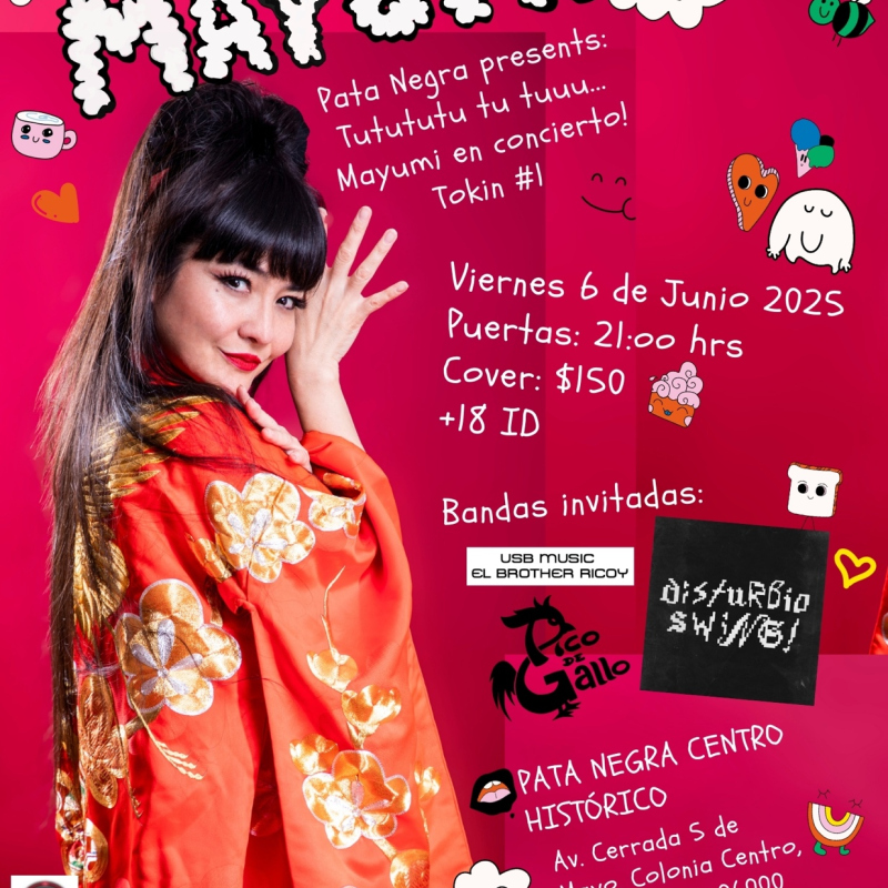 Passline - En Azul Entretenimiento y Pata Negra presentan a Mayumi ...