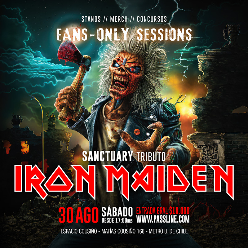 Passline - FANS ONLY - SESSIONS IRON MAIDEN
