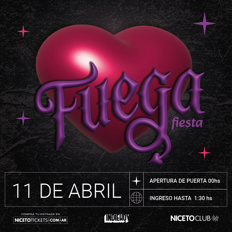 Passline - FIESTA FUEGA en Humboldt | Niceto Club