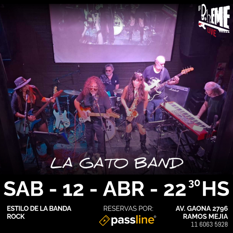 Passline - LA GATO BAND - ROCK
