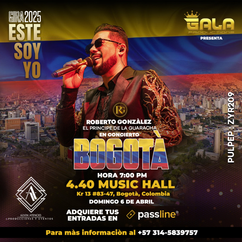Passline - ROBERTO GONZALEZ - BOGOTÁ