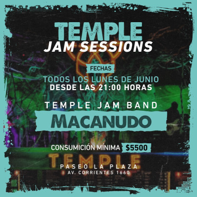 Passline - TEMPLE JAM SESSIONS! - TEMPLE JAM BAND: MACANUDO