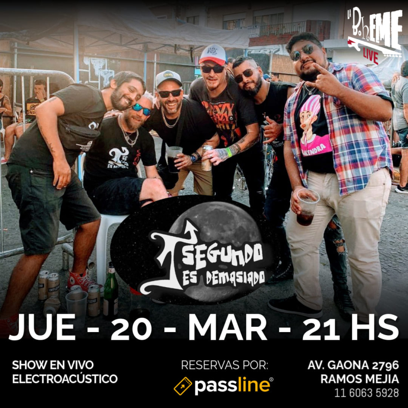 Passline - UN SEGUNDO ES DEMASIADO